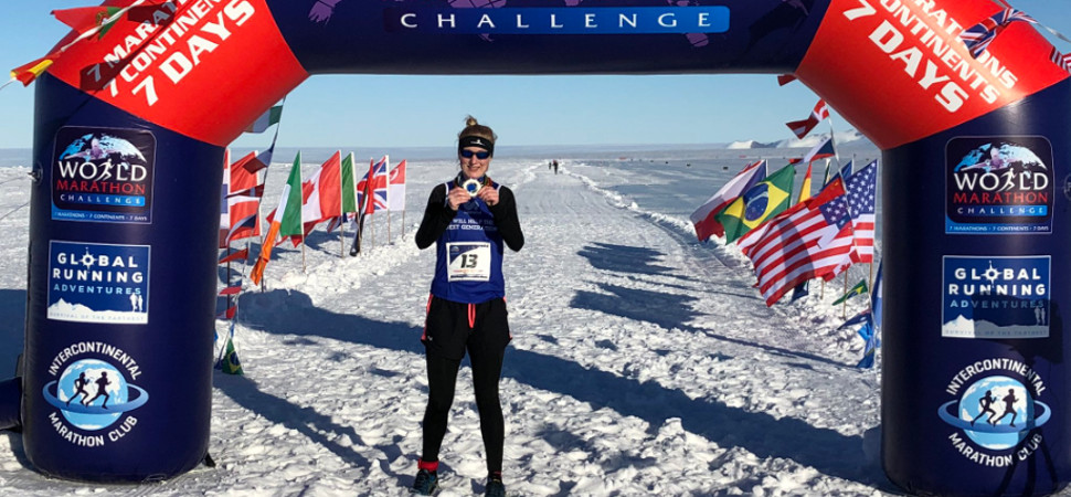 Una corredora británica completa siete maratones en siete días y siete ...