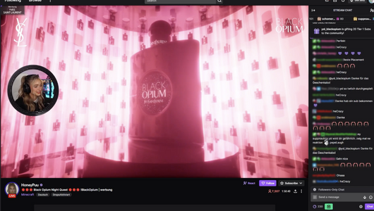 Original y misteriosa acción de YSL Beauty en el universo Twitch | Marcas | MarketingNews