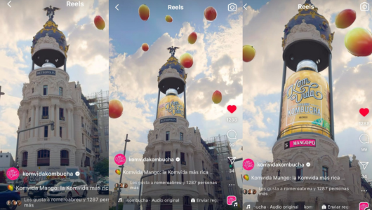 Komvida estrena su primera acción de 'fake out of home' | Marcas ...