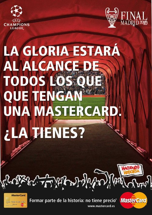 Campaña global española para el patrocinio de la Champions por ...