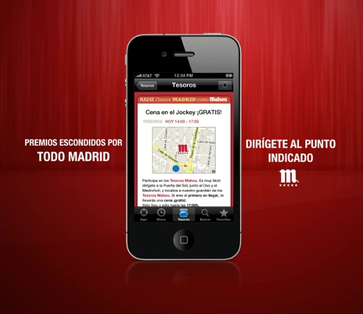 Mahou promociona su nueva app escondiendo regalos por Madrid ...